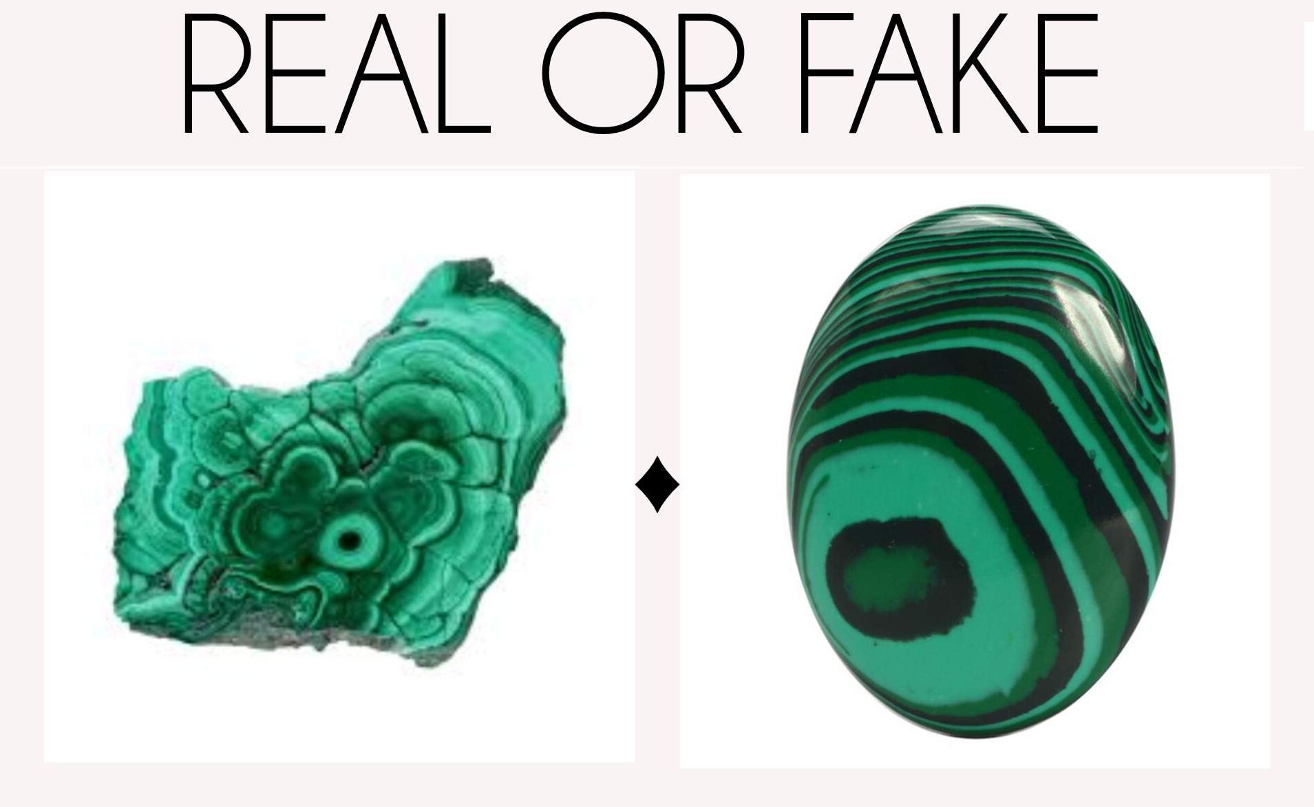 Real vs Fake Malachite | Warenoff